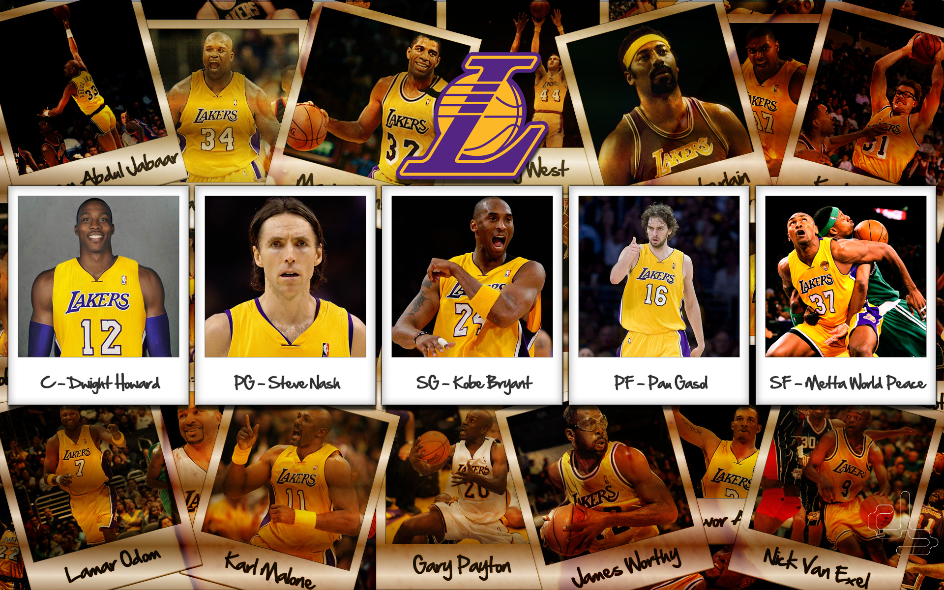 Showtime Lakers Wallpaper WallpaperSafari