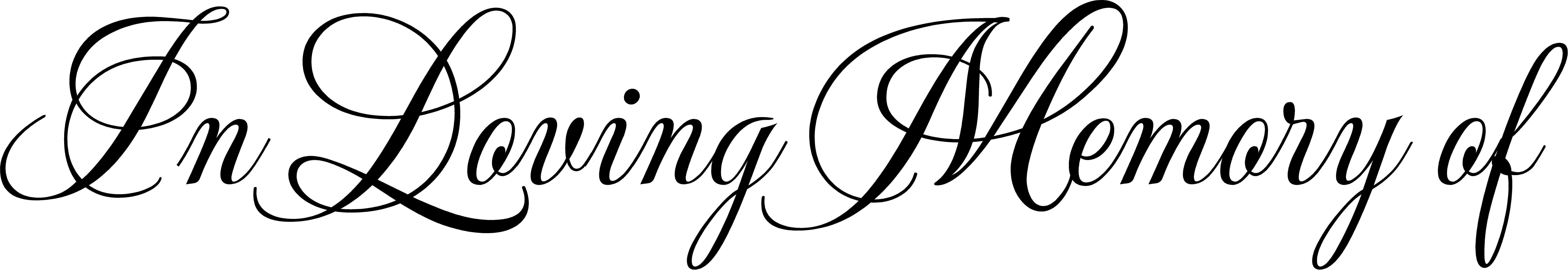 Free In Loving Memory Decal Templates Printable Templates