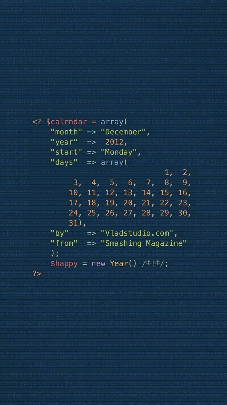 🔥 Free Download Programming Iphone Calendar Codes Wallpaper by ...