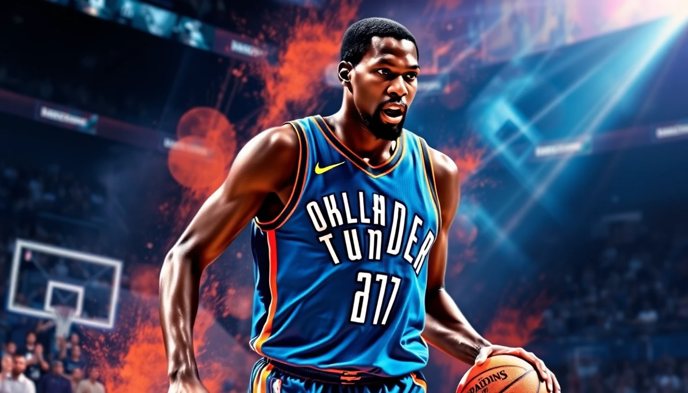 🔥 Free Download Kevin Durant Thunder Wallpaper by @mariaclark | WallpaperSafari