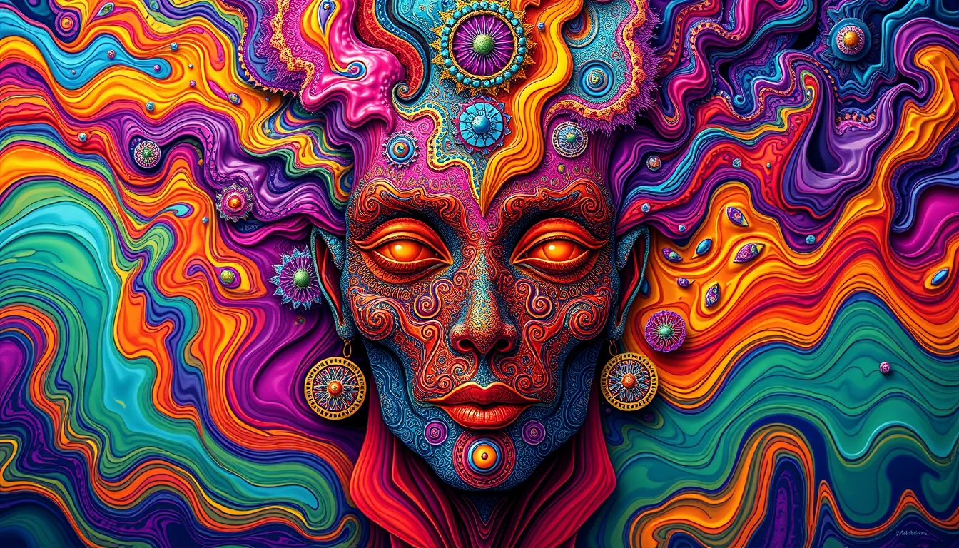 🔥 [40+] Trippy Face Wallpapers | WallpaperSafari