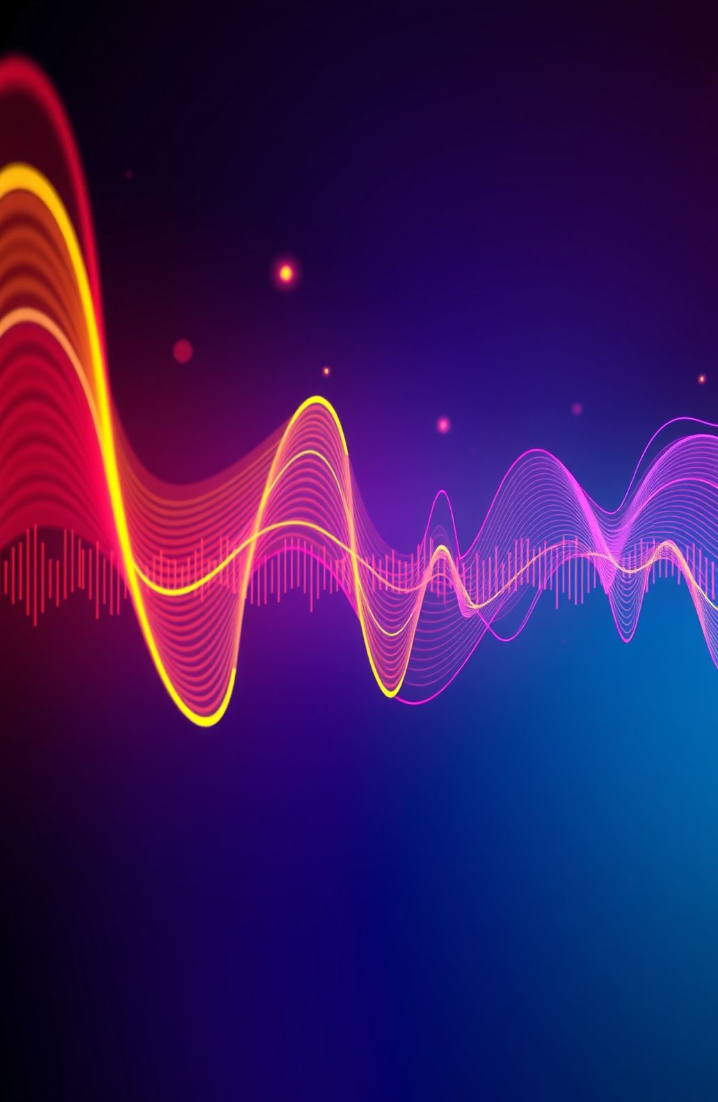 Wallpaper Sound Waves Music