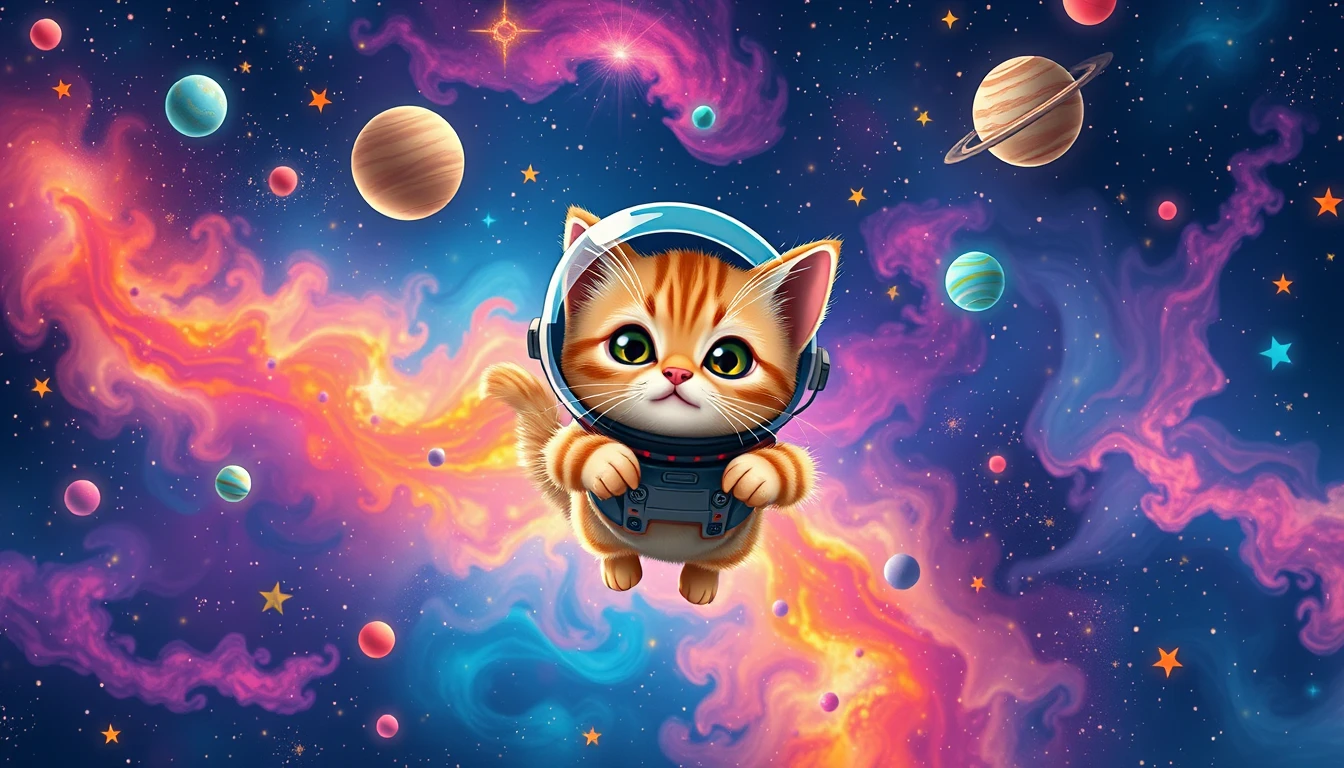 🔥 [100+] Space Cat Wallpapers | WallpaperSafari