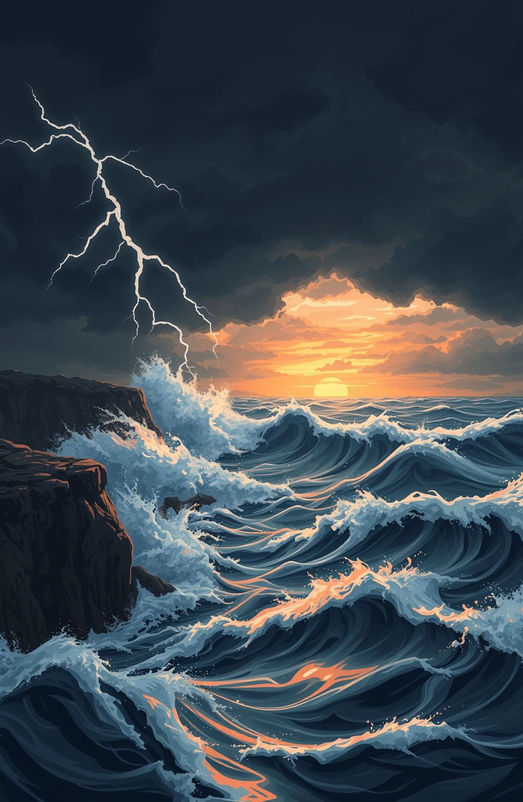 🔥 Free Download Stormy Ocean Wallpaper by @karenpeterson | WallpaperSafari