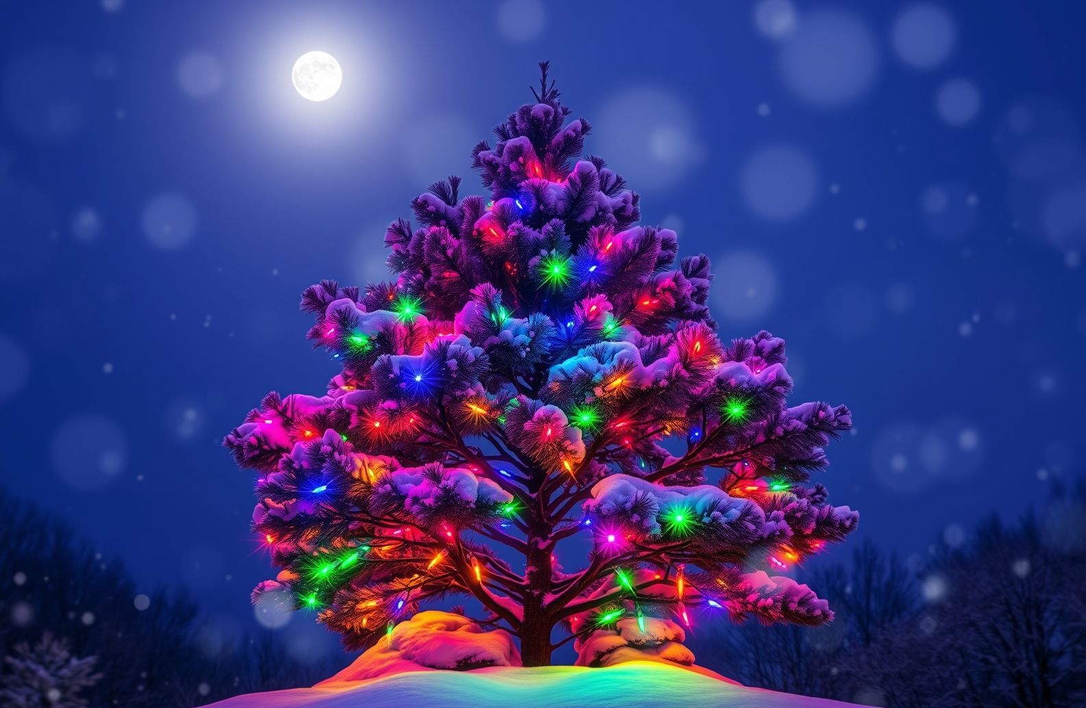 🔥 Free Download Blinking Christmas Lights Wallpaper by @allisong ...