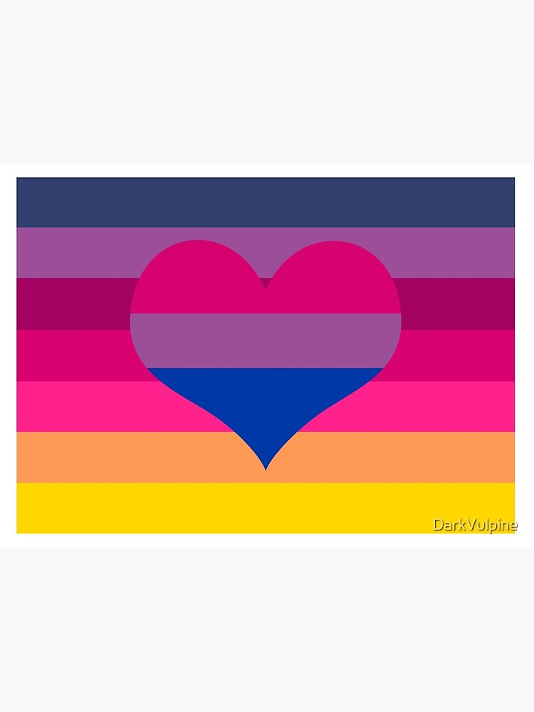 🔥 Free Download Sapphic Biromantic Art Board Print By Darkvulpine by ...