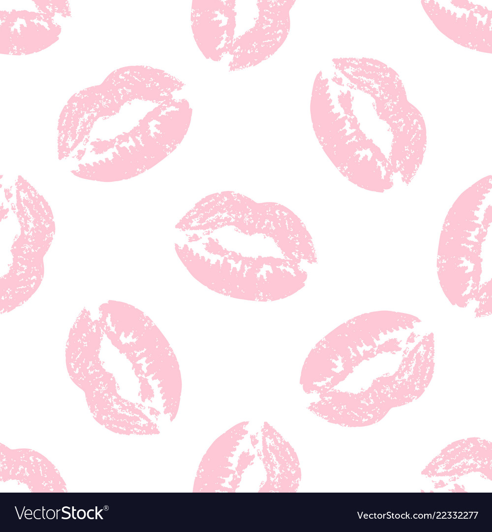 Free download Pink kisses seamless pattern background Royalty Free ...