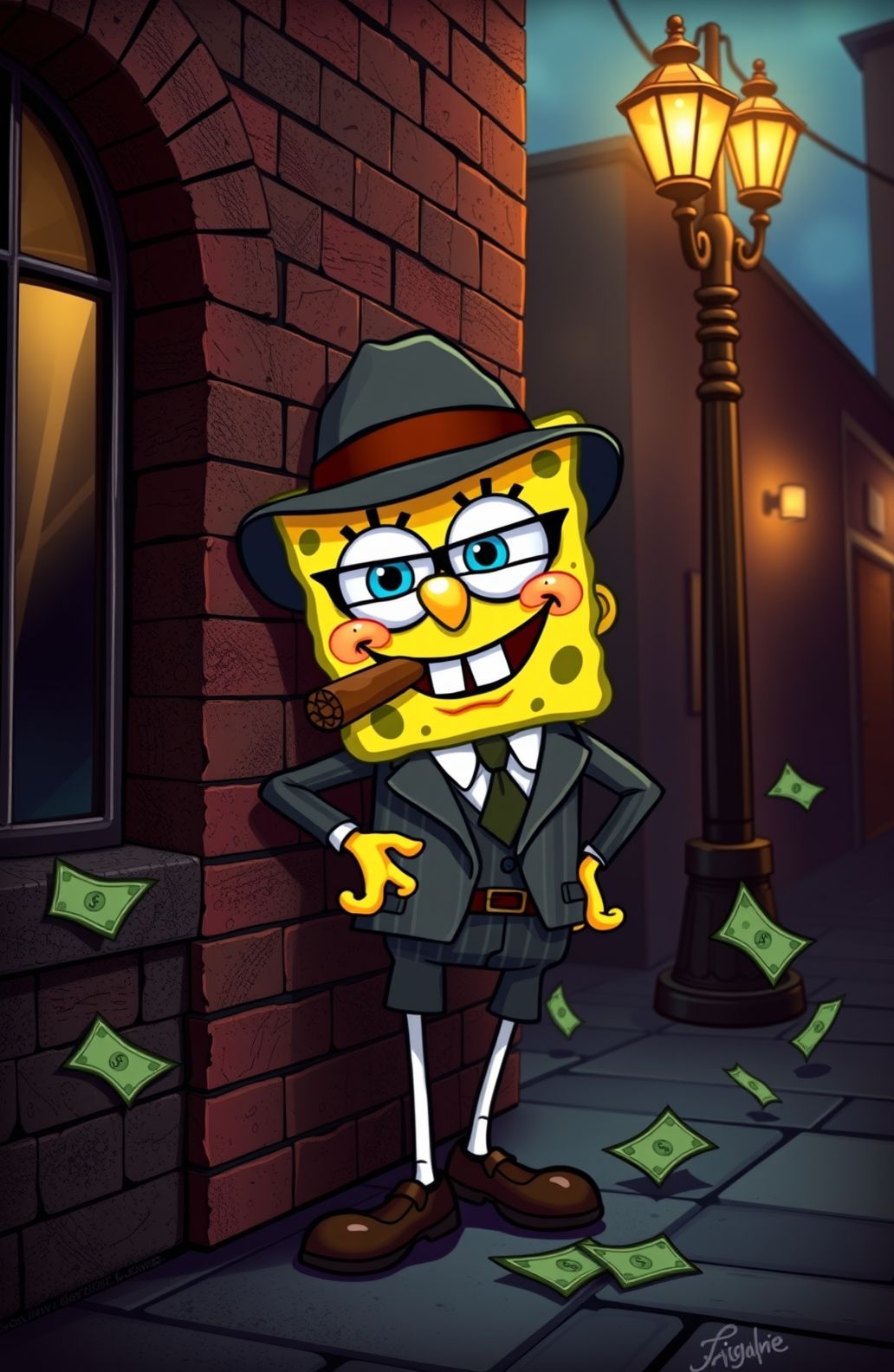 🔥 Free Download Gangster Spongebob Wallpaper by @stevenkramer ...