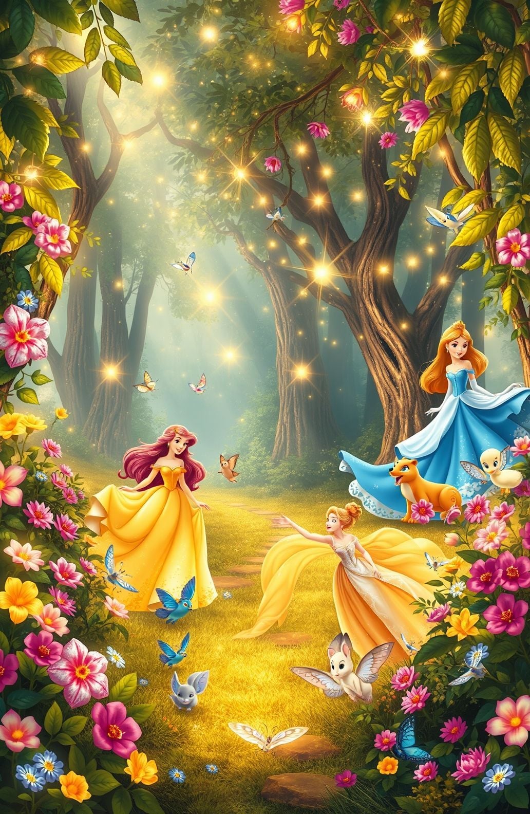 🔥 Free Download Disney Princesses Wallpaper by @williamgonzalez ...