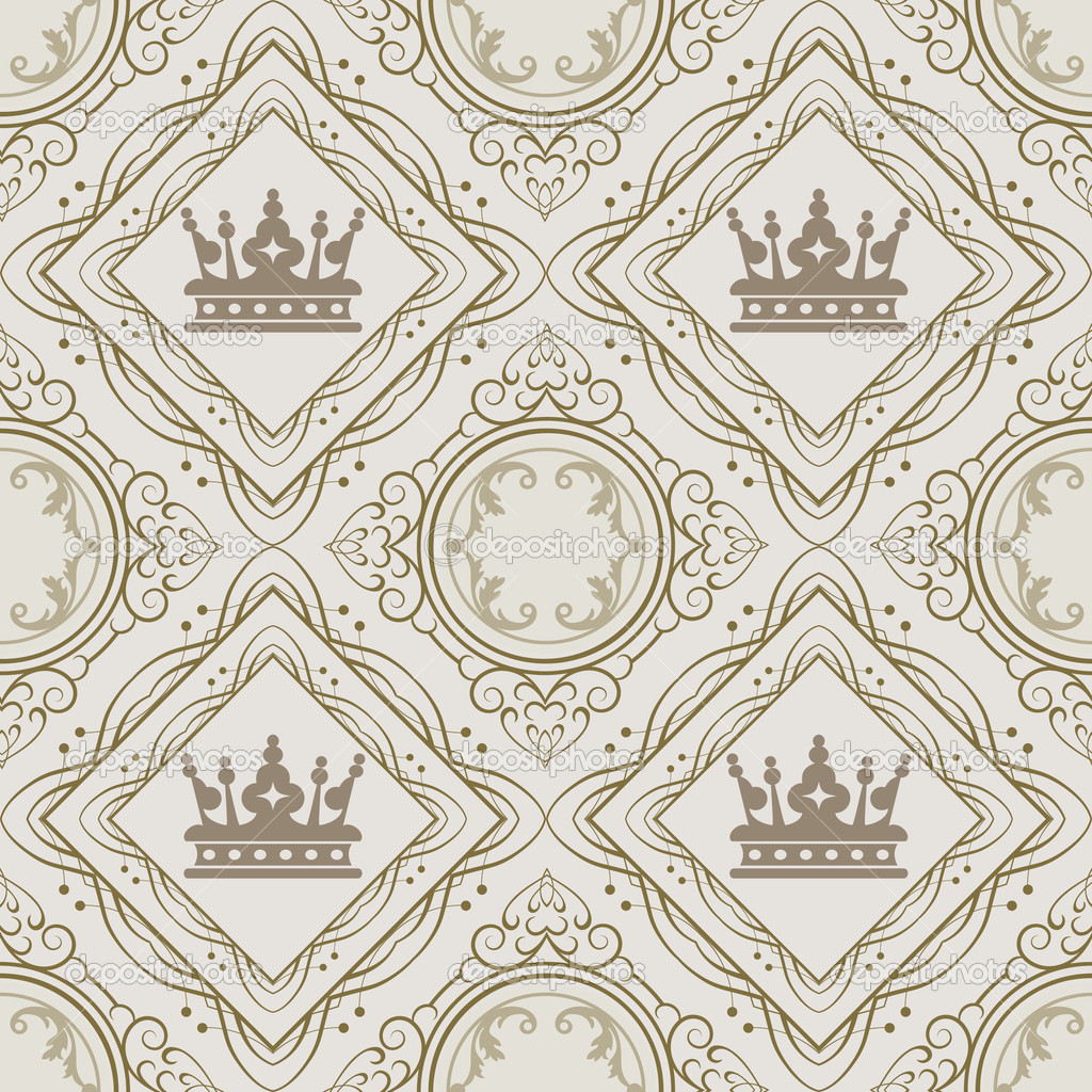 Free download Seamless Vintage Wallpaper Pattern Vector Stock Vector ...