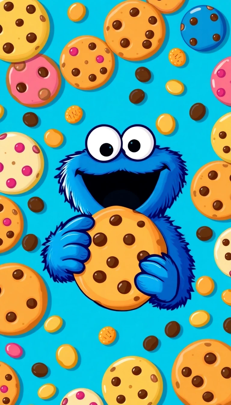 🔥 Free Download Cute Cookie Monster Wallpaper by @larellano ...