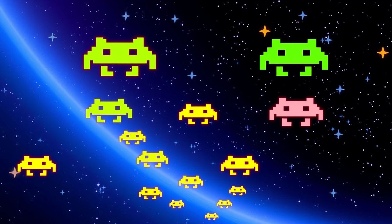 🔥 Free Download Space Invader Wallpaper by @mharris81 | WallpaperSafari