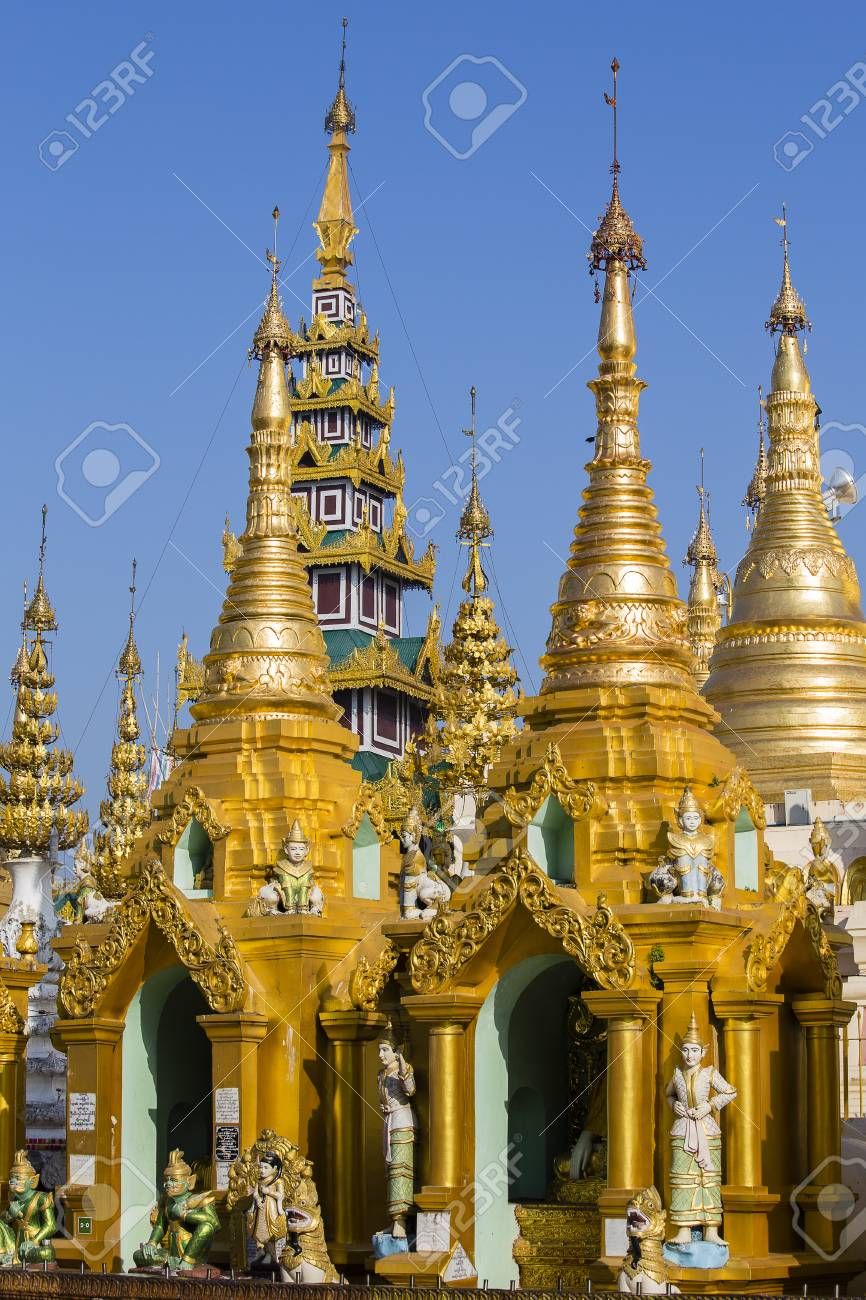 🔥 Free Download Stock Photo In Shwedagon Pagoda Blue Sky Background ...