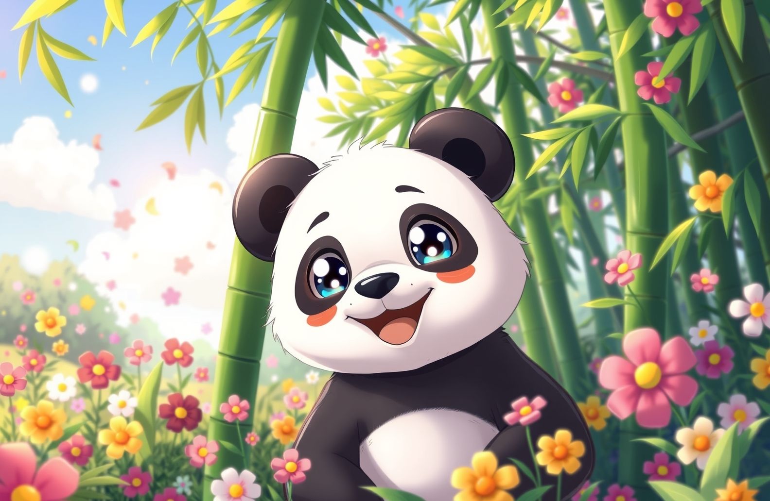 🔥 Free Download Cute Anime Panda Wallpaper by @maureenh | WallpaperSafari