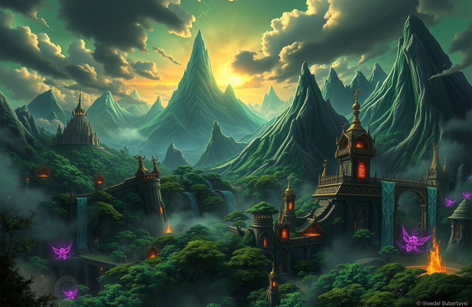 🔥 Free Download Wallpaper Wow Illidan World Of Warcraft Castle Monster ...