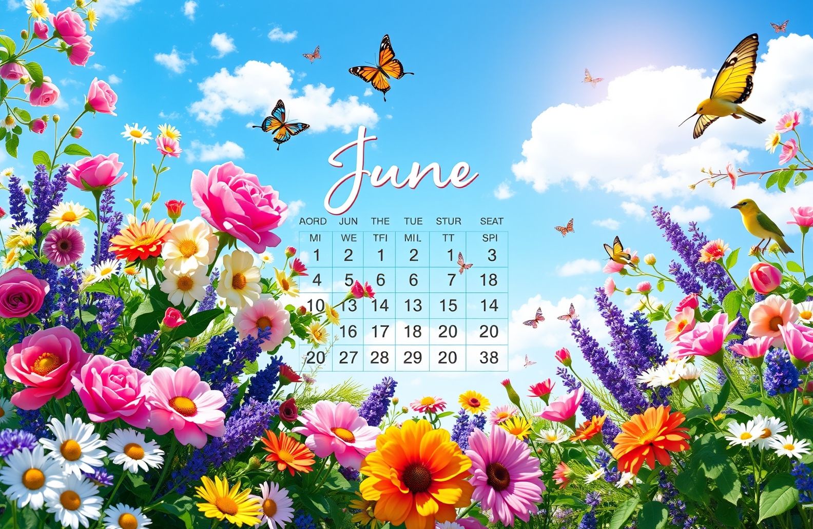 🔥 Free Download June Calendar Wallpaper by @sethg | WallpaperSafari