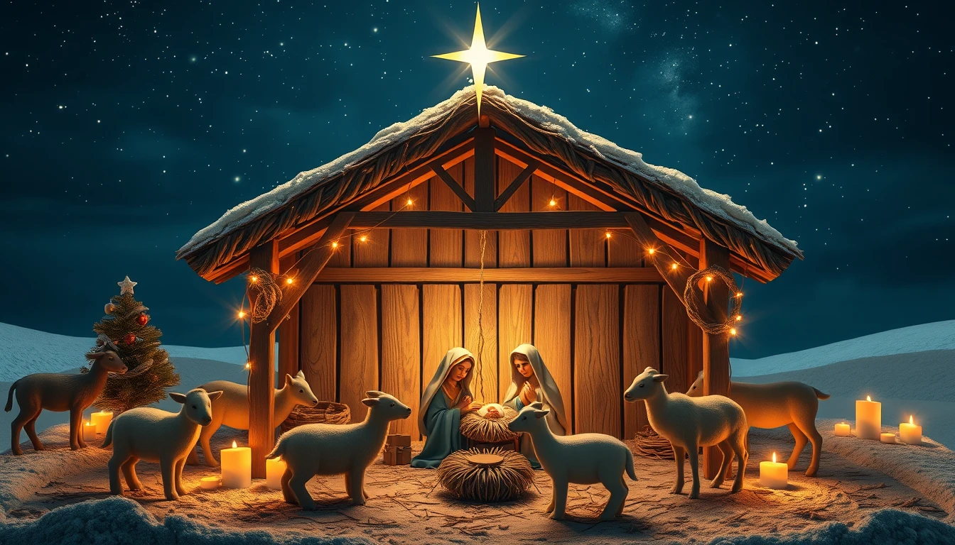 🔥 Free Download Christmas Nativity Wallpaper by @cmcdonald28 ...