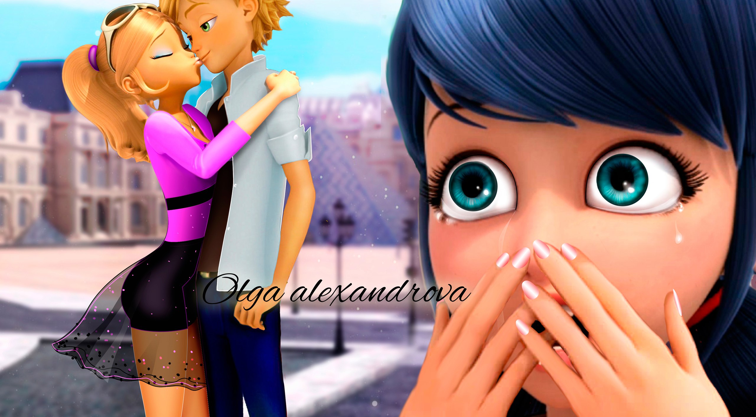 🔥 Free Download Miraculous Ladybug Romantic Fan Art Wallpaper by ...