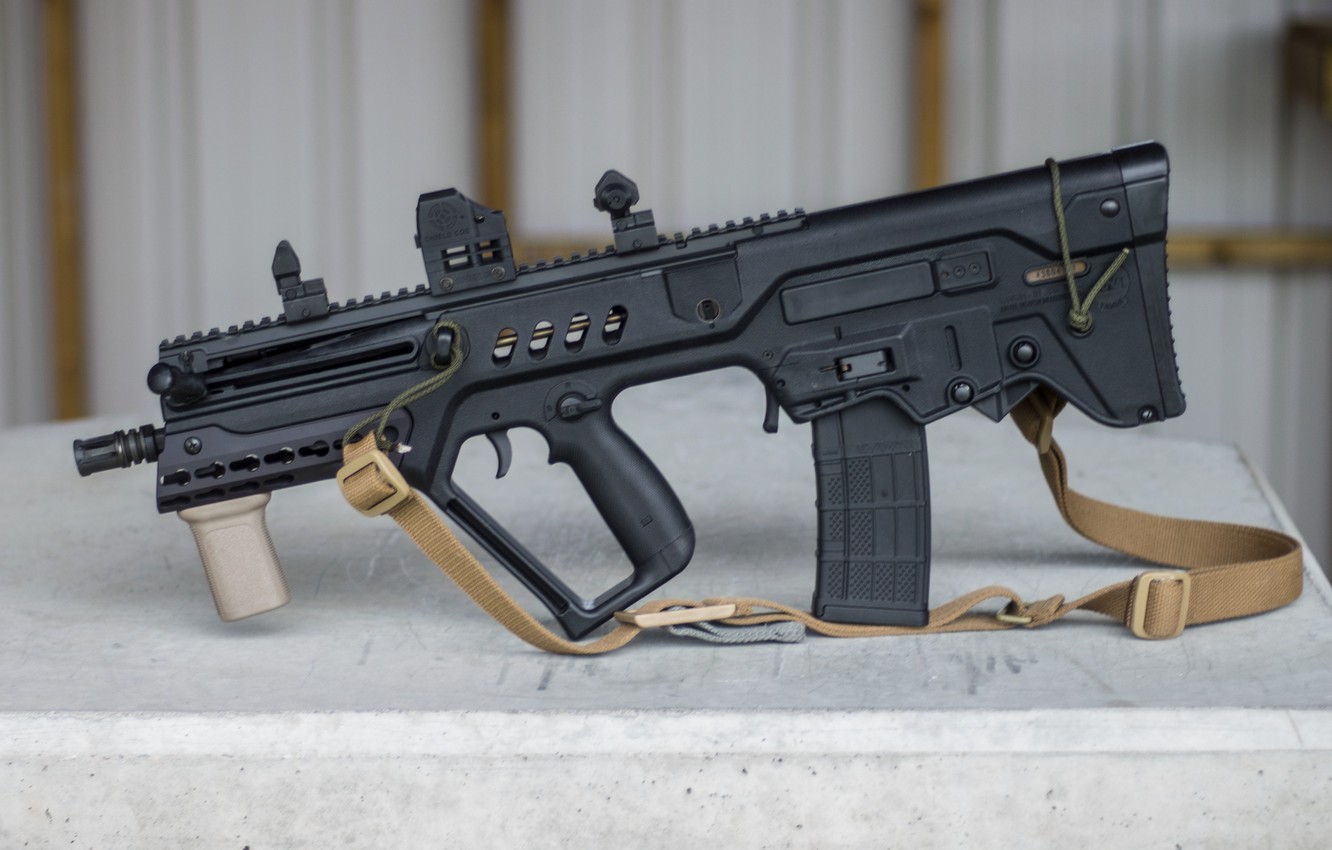 🔥 Free Download Wallpaper Design Machine Strap Rifle Assault Tavor Tar ...
