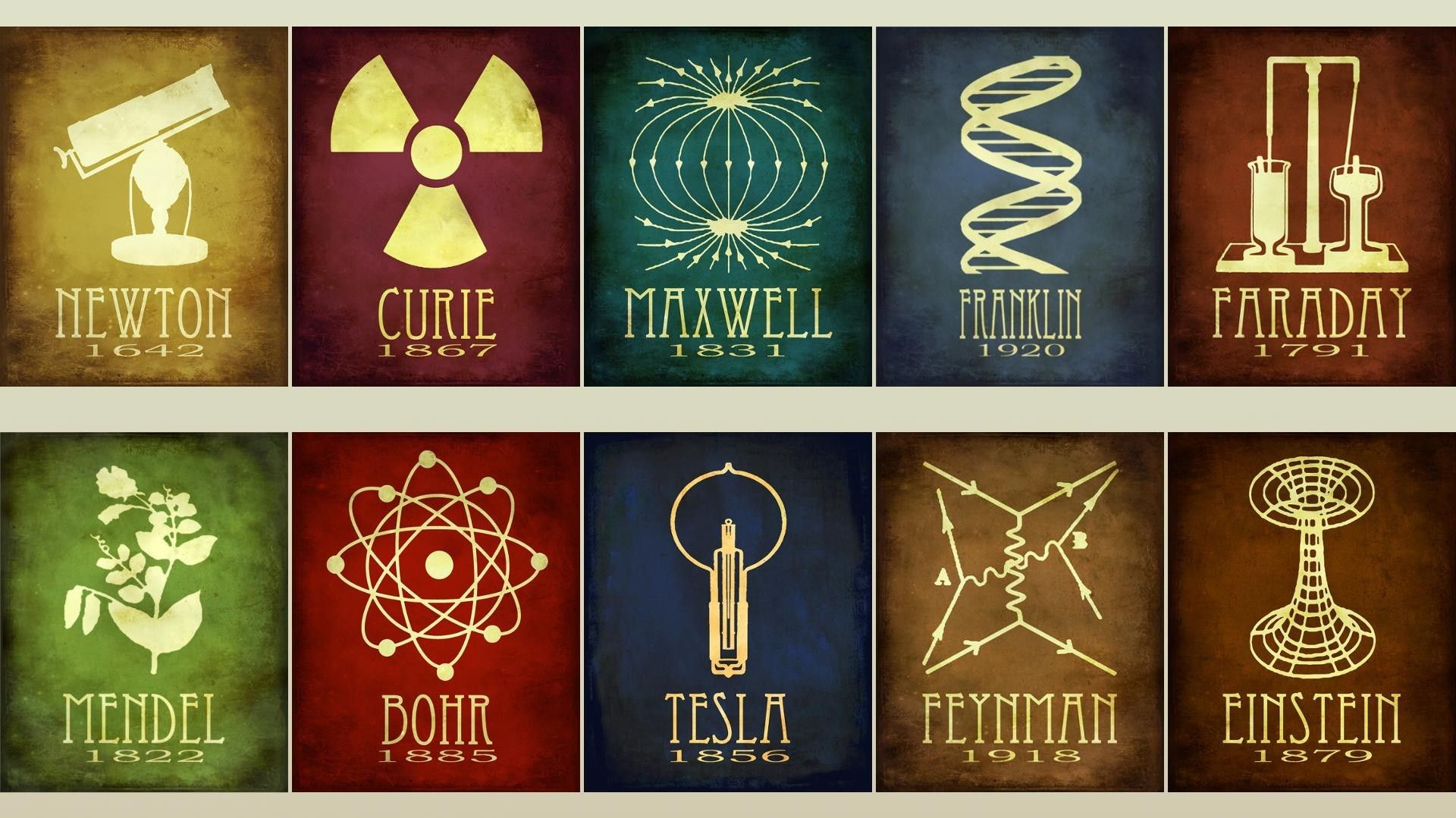 🔥 Free Download Scientists Isaac Newton Albert Einstein Nikola Tesla by ...