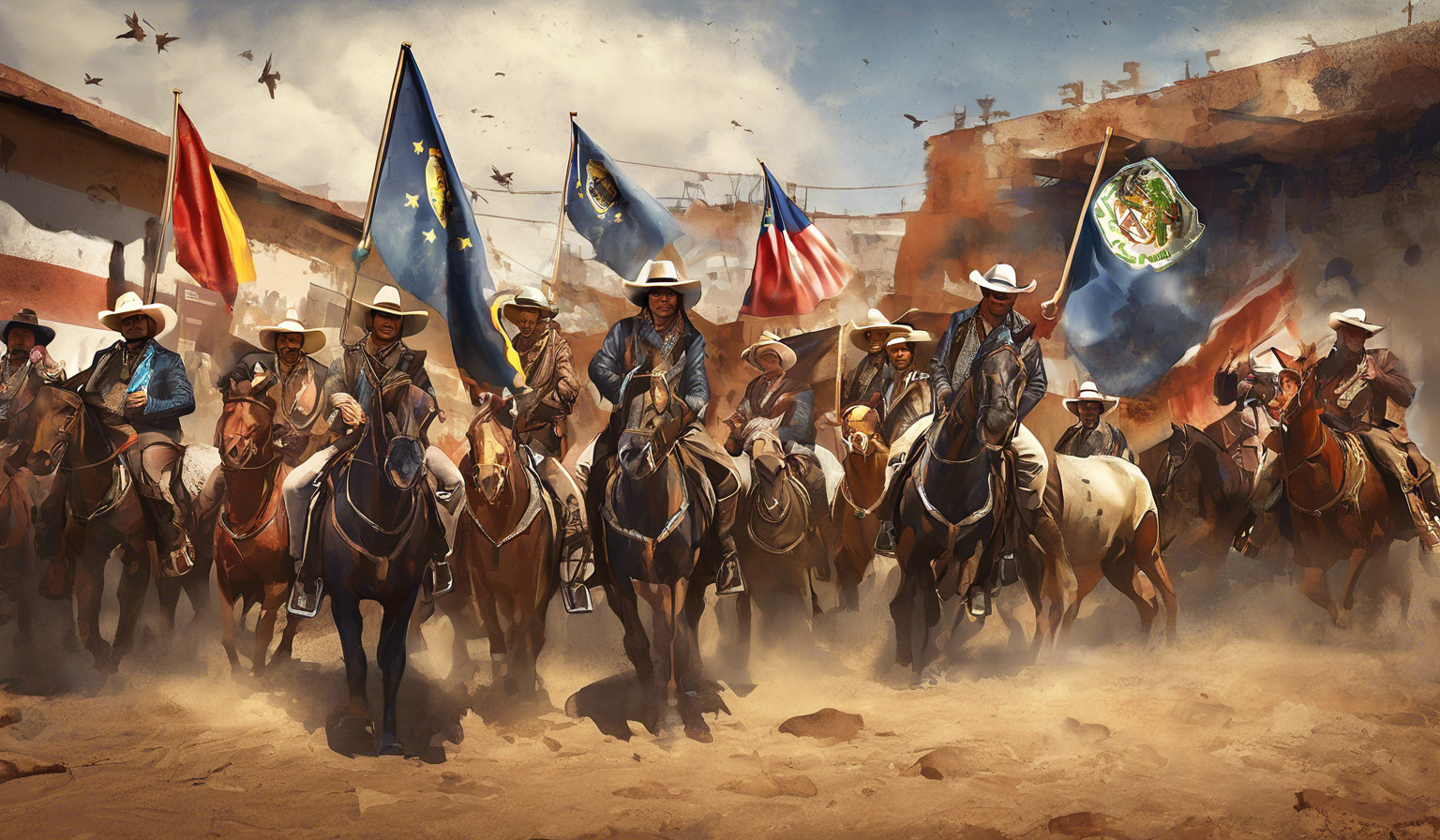 🔥 Free Download Epic Charge Of Corridos Tumbados Cavalry Wallpaper by ...