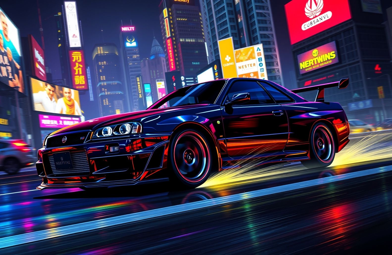 🔥 Free Download Nissan Skyline Gt R r34 Wallpaper by @whobbs ...