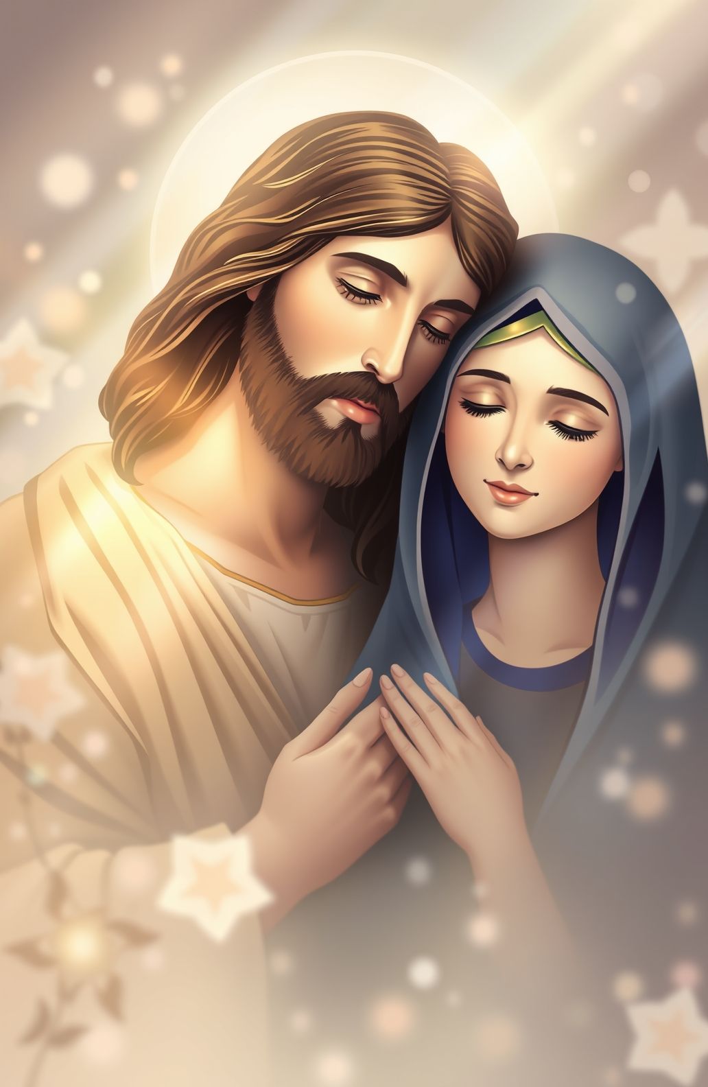 🔥 Free Download Jesus And Mary Wallpaper by @lynnm90 | WallpaperSafari