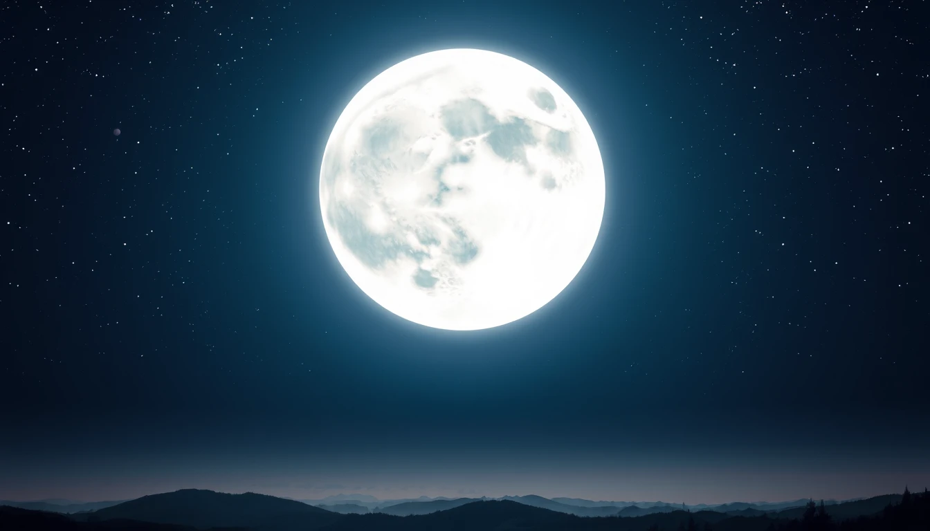 🔥 Download HD Full Moon Wallpaper by @anthonyj92 on WallpaperSafari