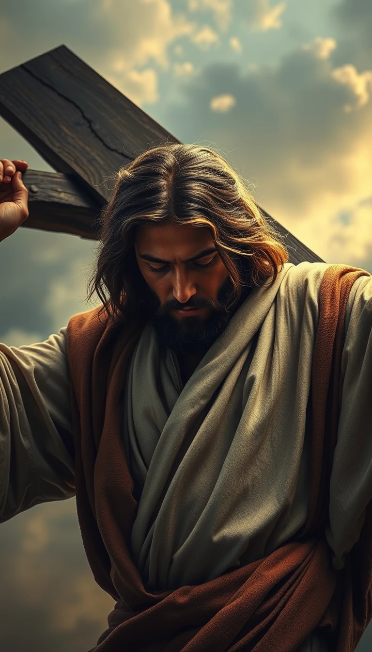 🔥 Free Download Jesus Carrying The Cross Wallpaper by @debrak | WallpaperSafari