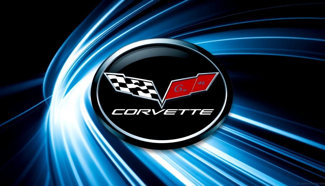 Corvette Logo Hintergrundbild