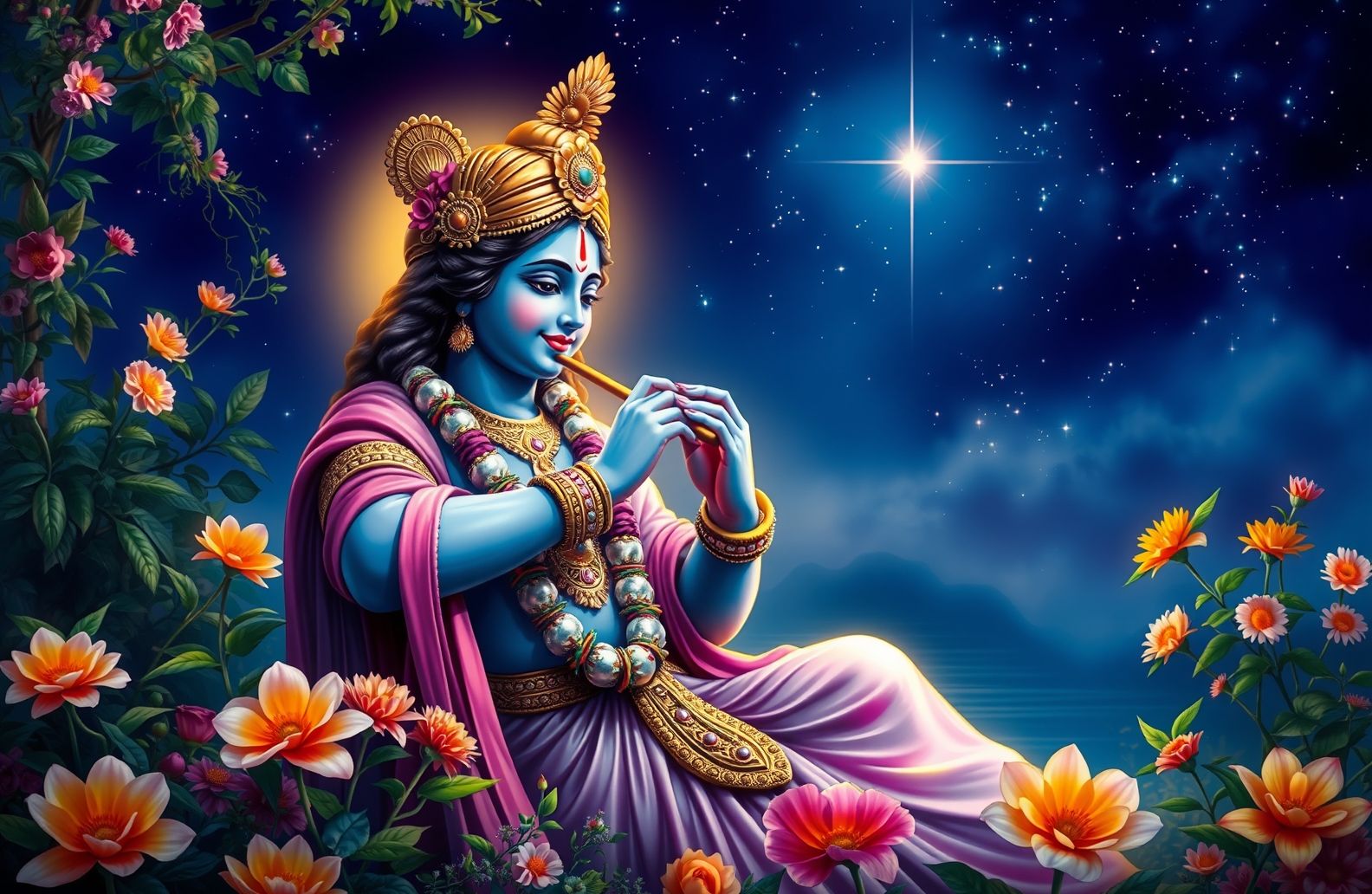 🔥 Free Download Jai Shri Krishna Wallpaper by @gloriam | WallpaperSafari