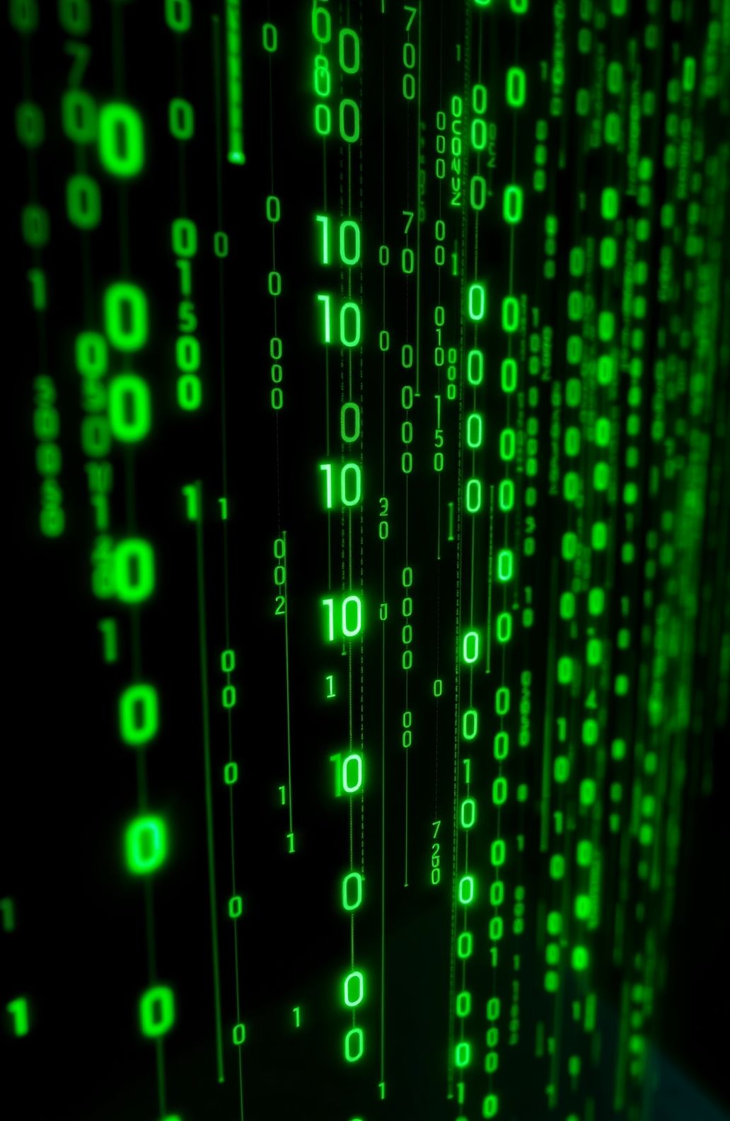 🔥 Free Download Matrix Binary Code Falling Wallpaper by @carlosruiz ...