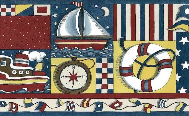 Free download Nautical Nights Wallpaper Border [613x613] for your ...