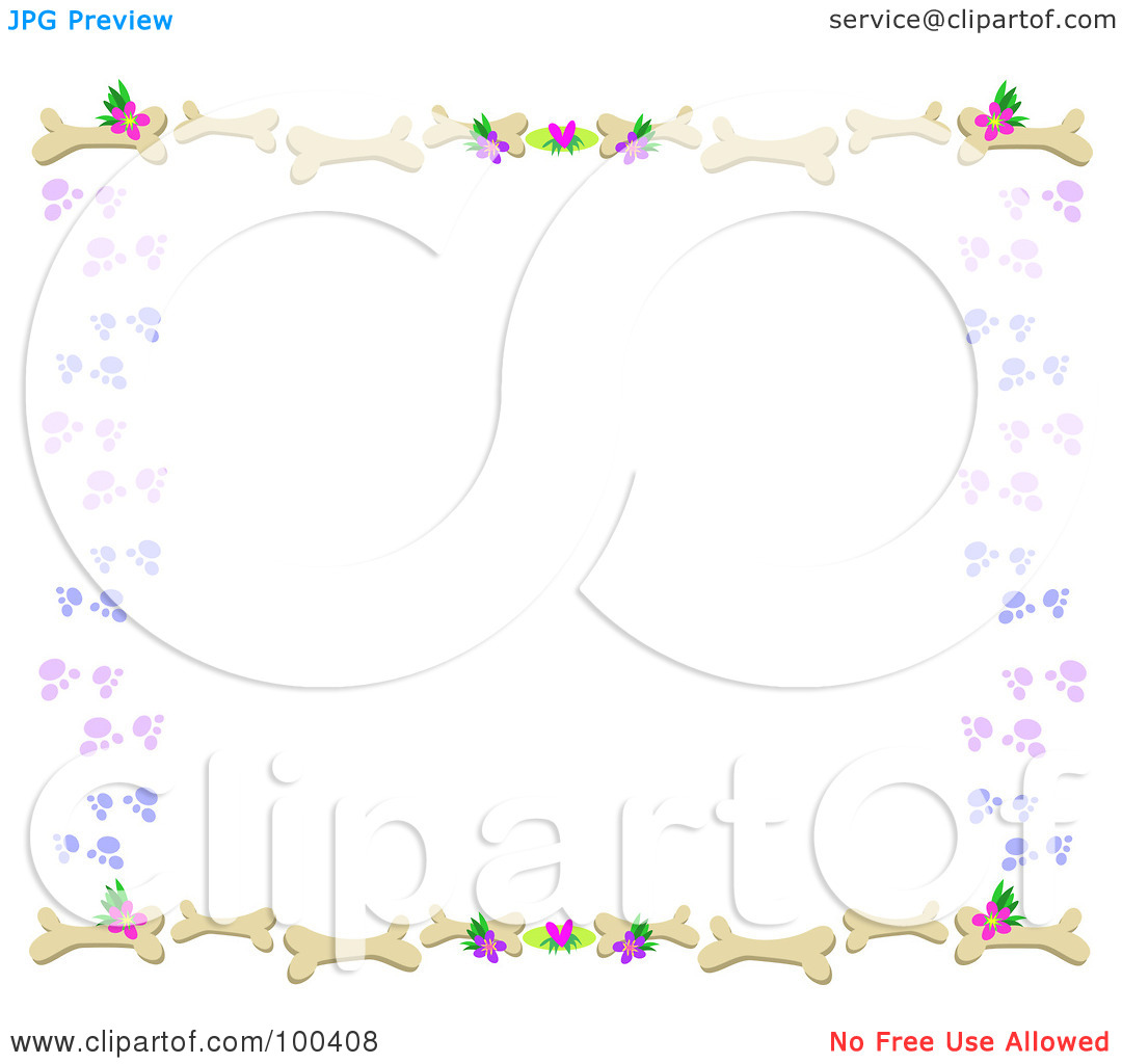 Dog Bone Pattern Border