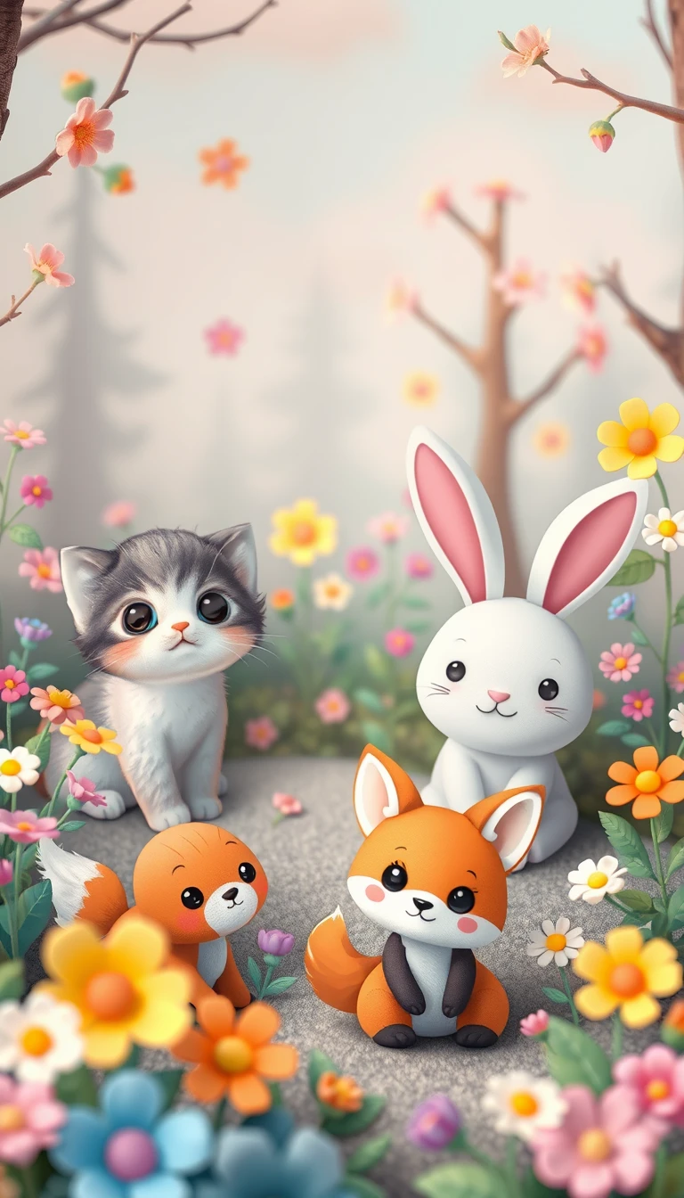 🔥 Free Download Kawaii Animals Wallpaper by @anthonysanders ...