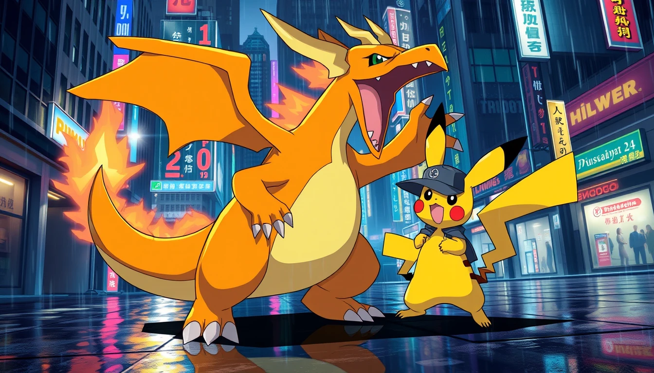 🔥 Free Download Detective Pikachu Charizard Wallpaper by @elizabethh96 ...