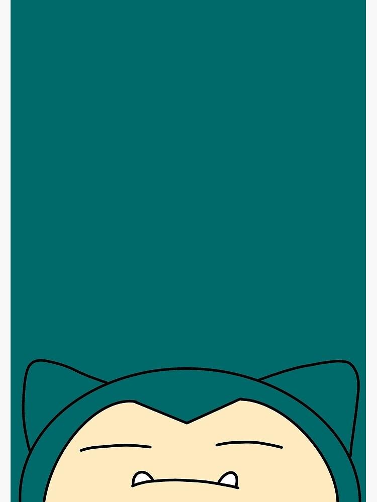 🔥 Free Download The Face Of Snorlax Poster By Cartoonaholic Sinclair by ...