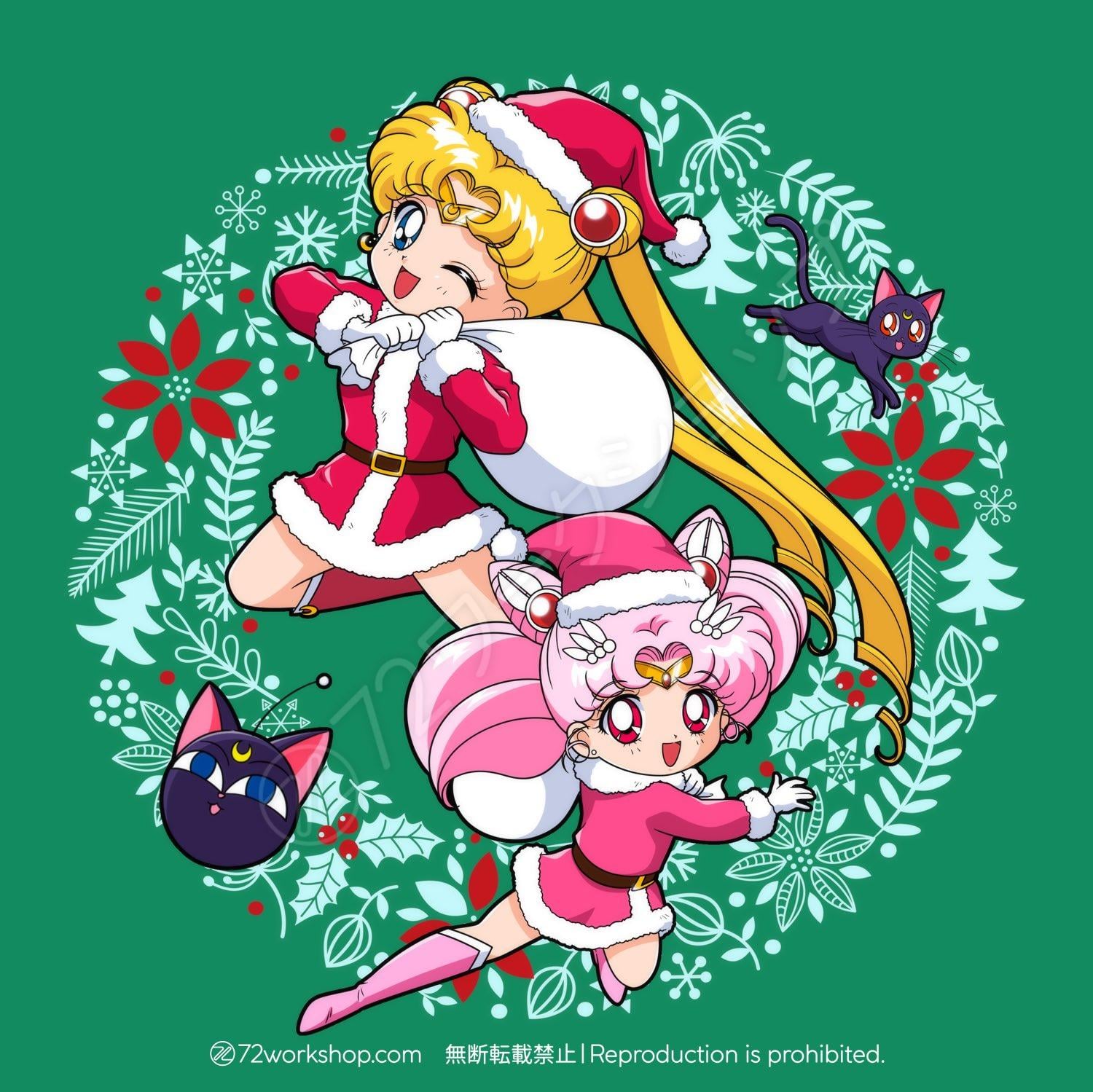 🔥 [30+] Sailor Moon Christmas Wallpapers | WallpaperSafari