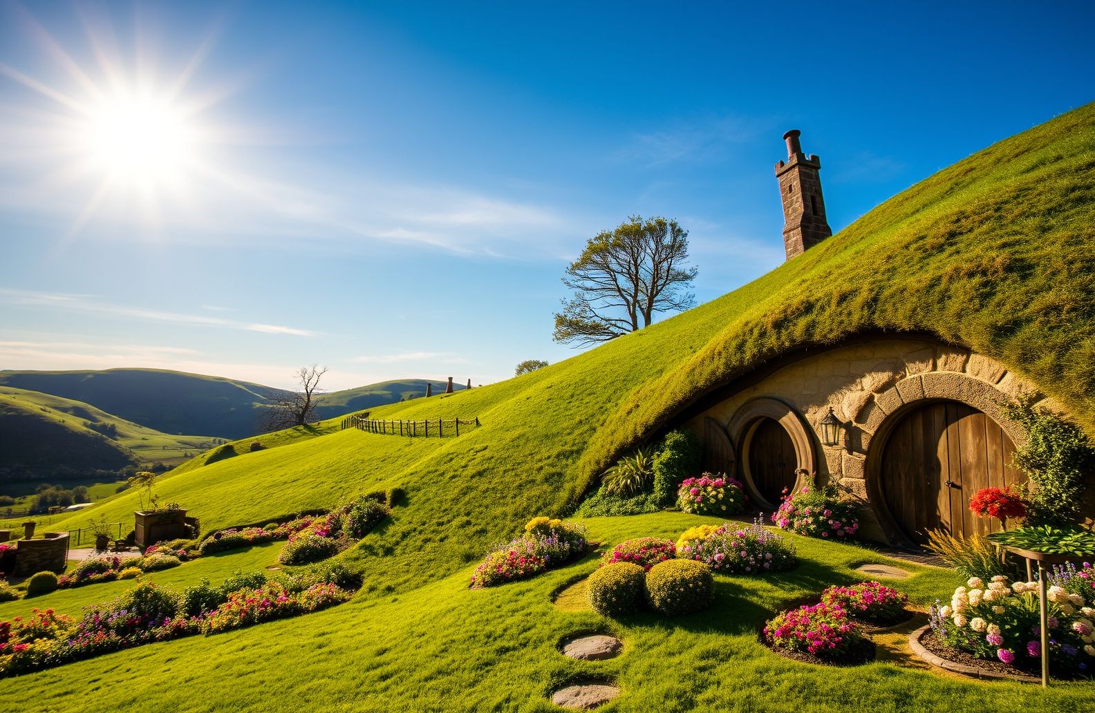 🔥 Free Download The Hobbit Shire Wallpaper by @barbaracurtis ...