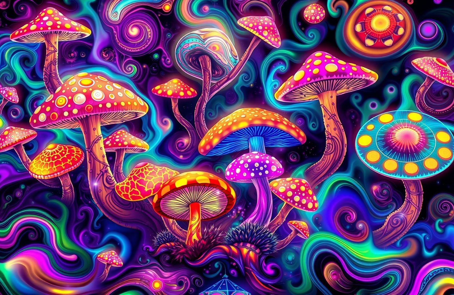 🔥 Free Download Trippy Shroom Wallpaper by @julieferguson | WallpaperSafari