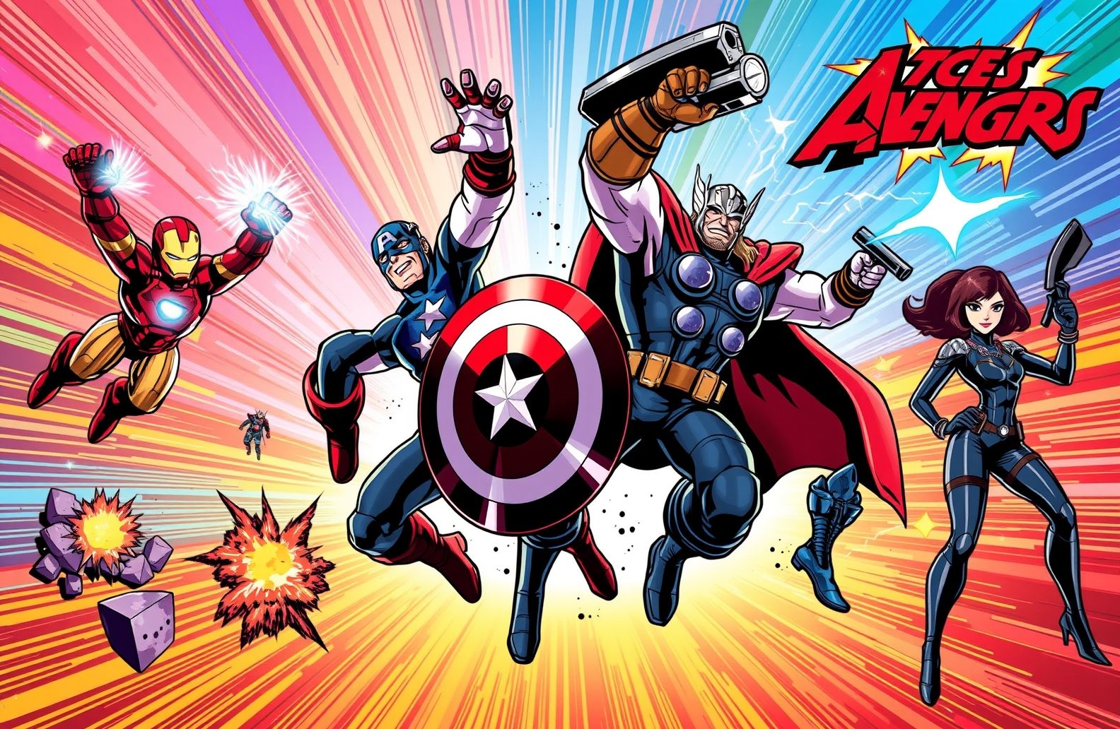 🔥 Free Download Avengers Cartoon Wallpaper by @johnf78 | WallpaperSafari