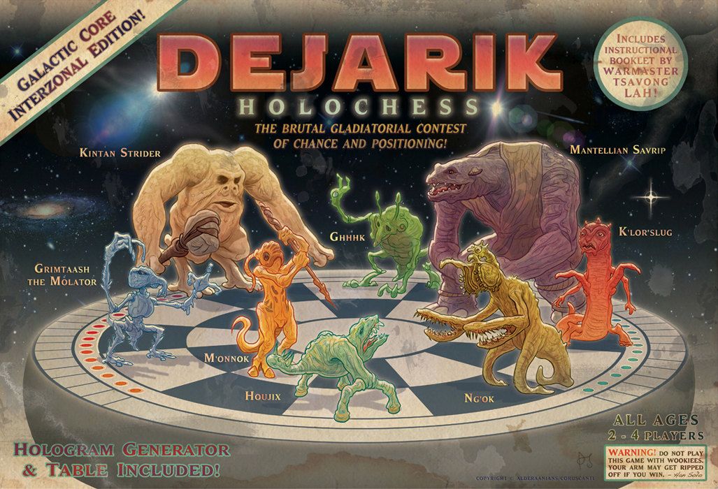 🔥 Free Download Dejarik Holochess Star Wars Poster Games by @ecooper58 ...