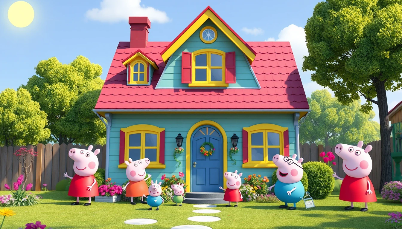 🔥 [90+] Peppa Pig House HD Wallpapers | WallpaperSafari