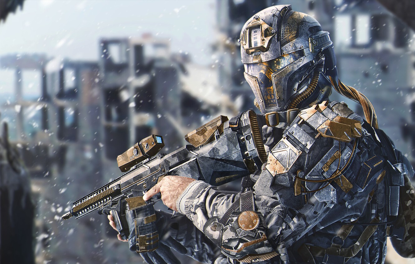 🔥 Free Download Wallpaper Helmet Soldiers Weapons Machine Fiction ...