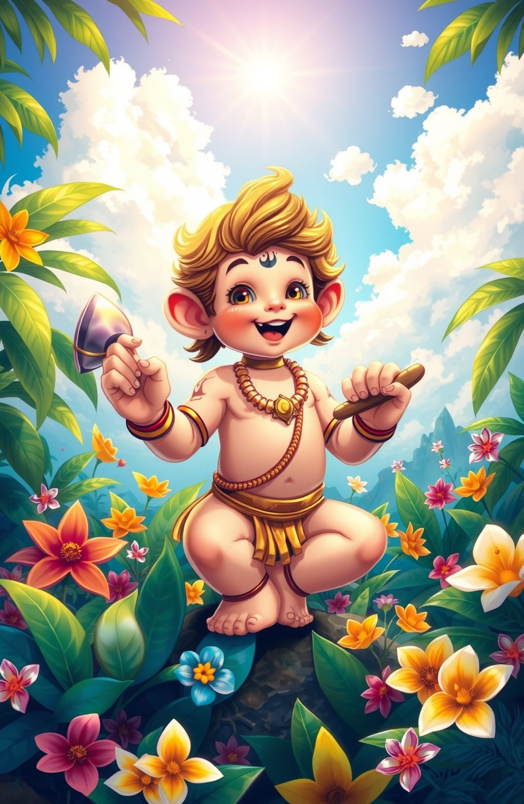 🔥 Free Download Baby Hanuman Wallpaper by @brusso98 | WallpaperSafari