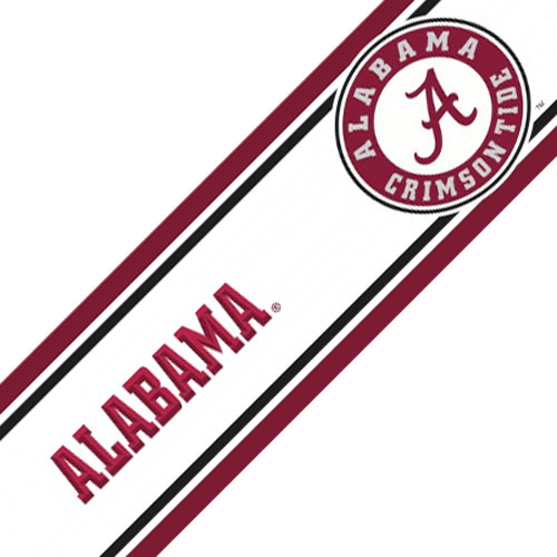 🔥 Free download NCAA Alabama Crimson Tide Prepasted Border College ...