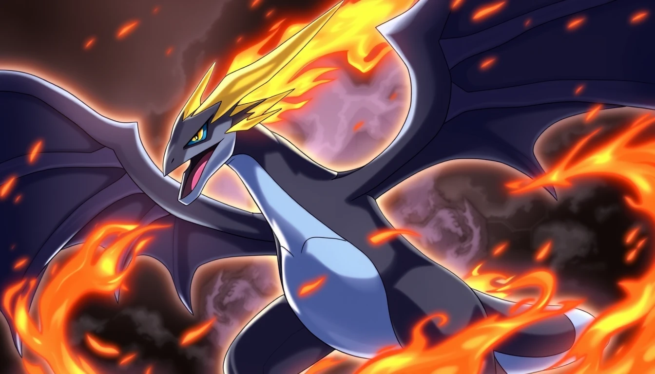 Shiny Mega Charizard Y Wallpaper
