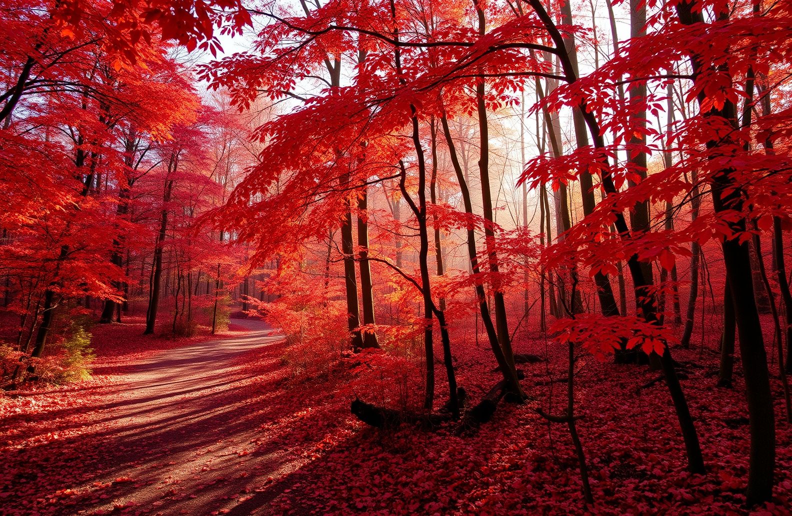 🔥 [60+] Red Forest Wallpapers | WallpaperSafari