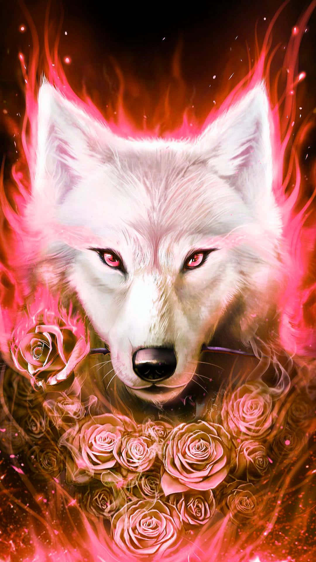 🔥 [30+] Fire And Ice Wolf Wallpapers | WallpaperSafari