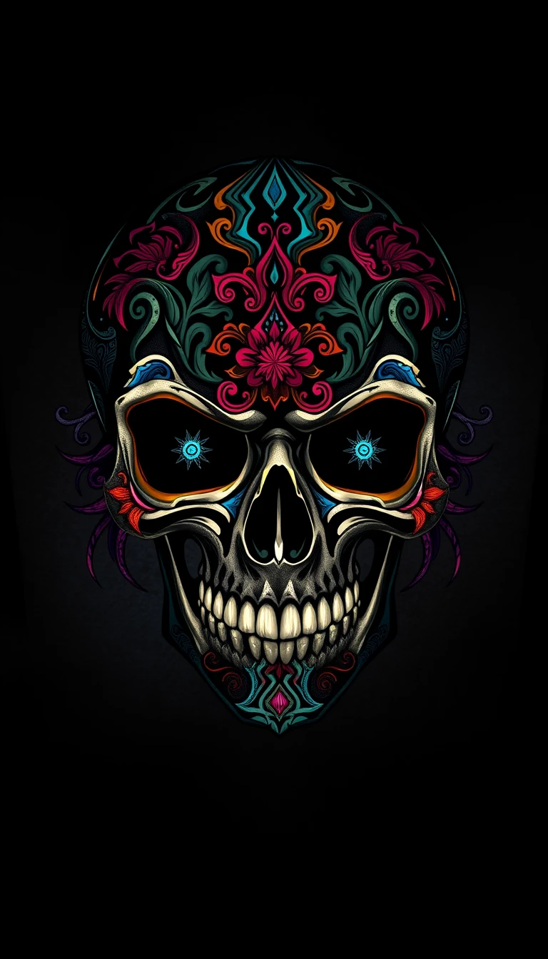Name Skull 4k Wallpaper